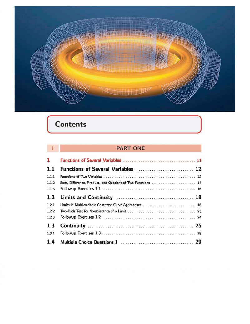 Multivariable Calculus (First Edition) | For BS Associate Degree Progr